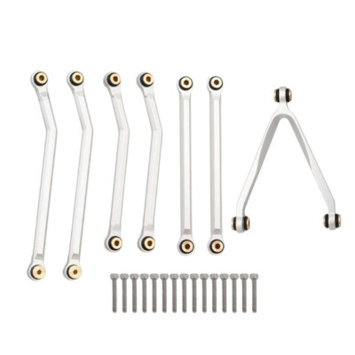 Silver Alloy Linkage Upgrade Kit for Axial 1/24 Scale SCX24 C10 RC ...