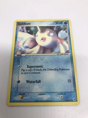 Goldeen 61/107 Common 2005 Pokemon Trading Card EUC | eBay