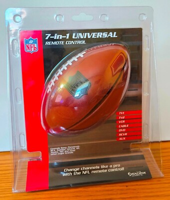 NFL Football Shaped Universal 7-in-1 Remote Control, Excalibur ...