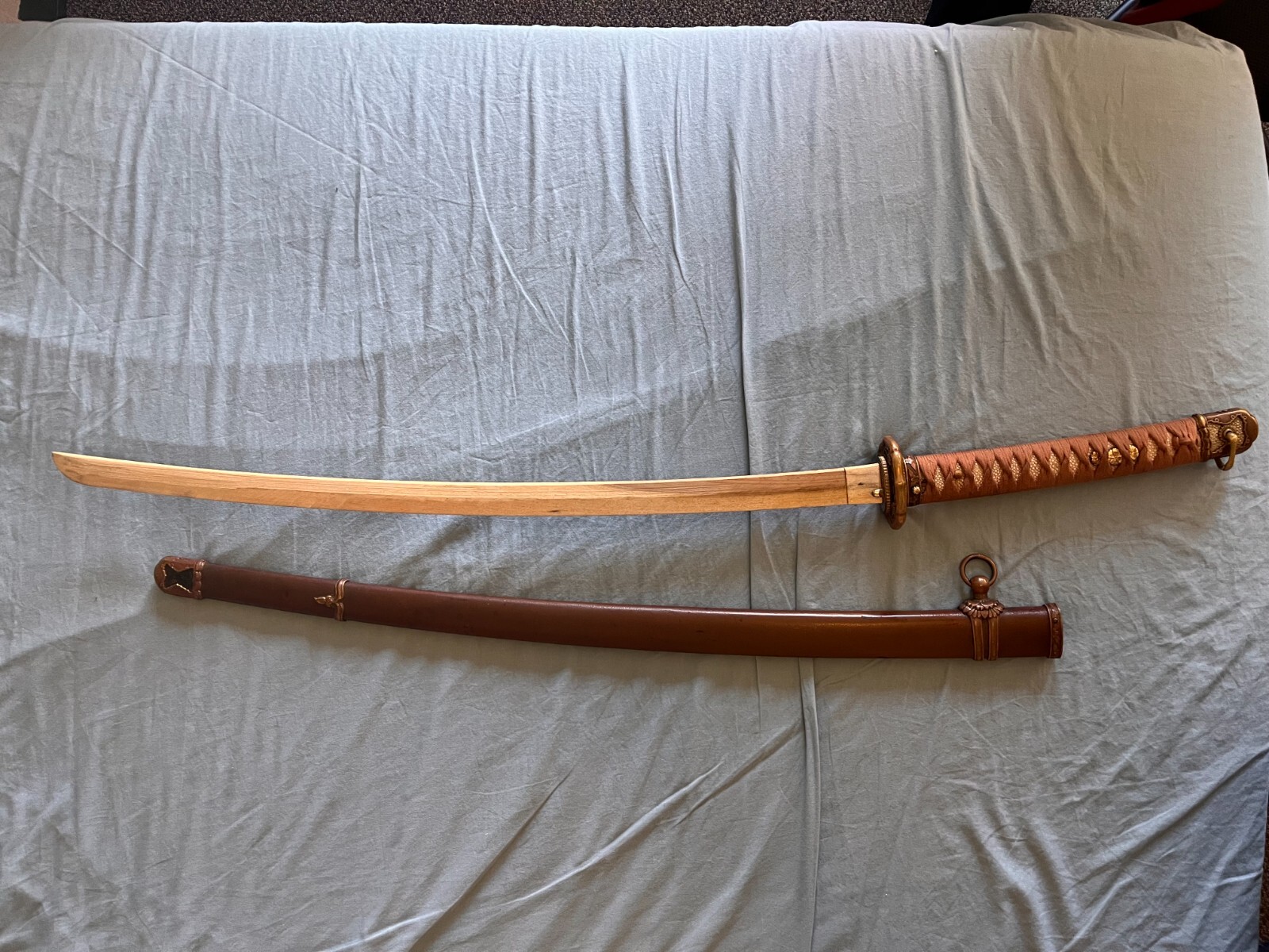 WW2 IJA Japanese Type 98 Gunto Sword Mountings Koshirae with Tsunagi ...