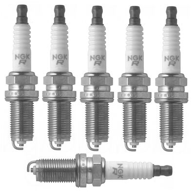 NGK V-Power Nickel Set of 6 Spark Plugs 0.044 For Hyundai Infiniti Kia ...