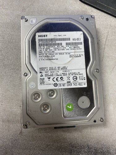 Hitachi 2TB 64MB 7.2K 3.5 SATA HDD HUA723020ALA640 0F14043 (E2-2) | eBay