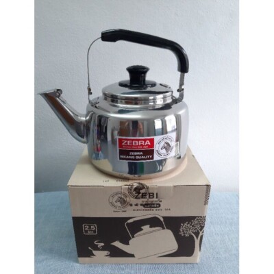 Zebra Brand Whistle Sound Kettle Stainless Steel SUS304 Kitchenware 2.5 ...