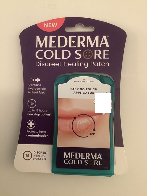 Mederma Cold Sore Discreet Healing Patch Easy No Touch Applicator 12 Count for sale online | eBay