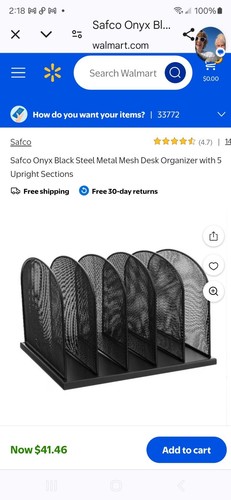 Large Size Desk File Organizer Metal Mesh Vertical Desktop File Holder ...