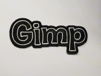 GIMP Biker Patch Embroidered Sew Iron on Top Quality Reservoir Dogs ...