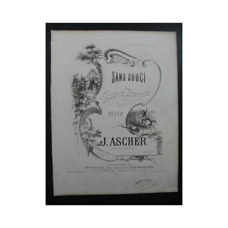 Ascher Joseph Ohne Ringel Piano XIX | eBay