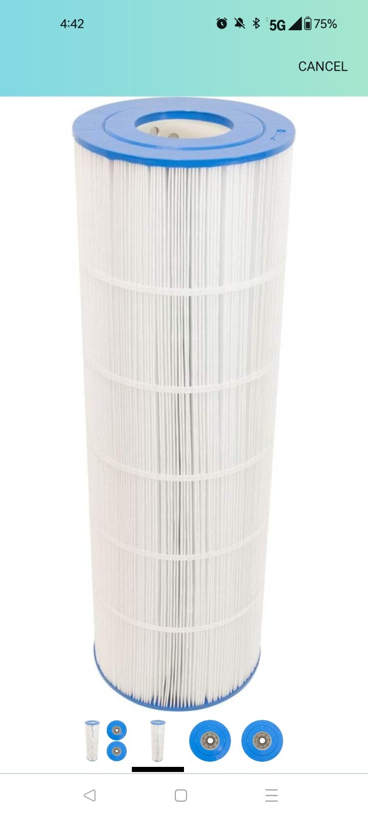 Pentair Sta-rite 25230-0125s Pool Filter Replacement Cartridge for ...