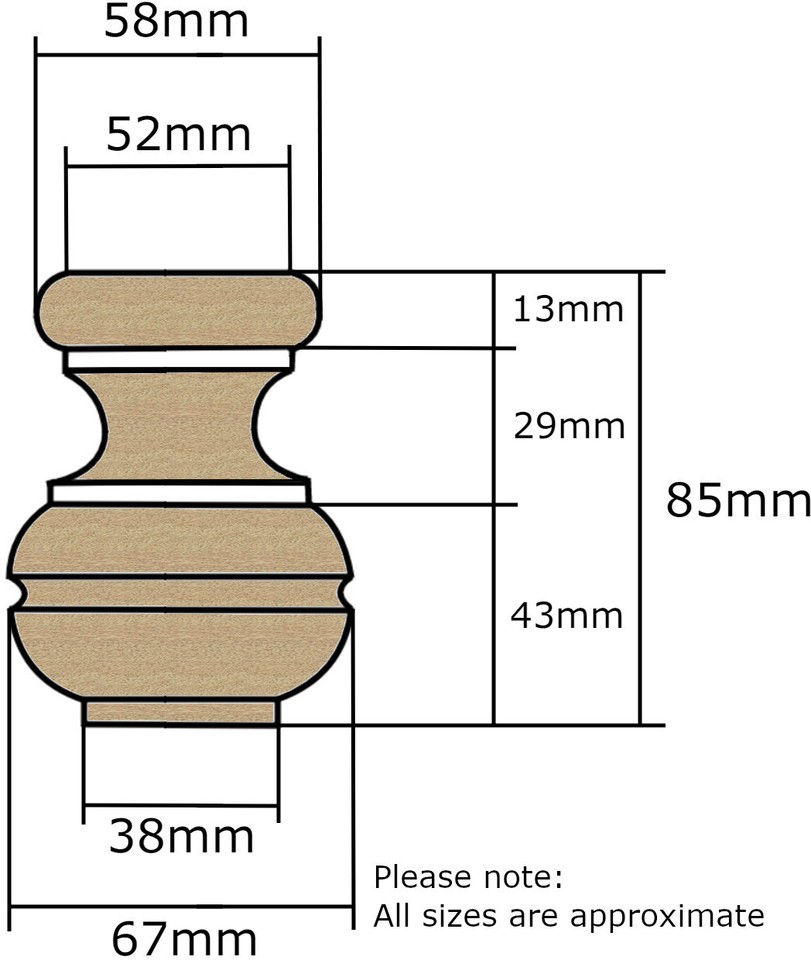 SINGLE Wooden Furniture Foot Pine Legs Chests Replacement Bed Feet ...