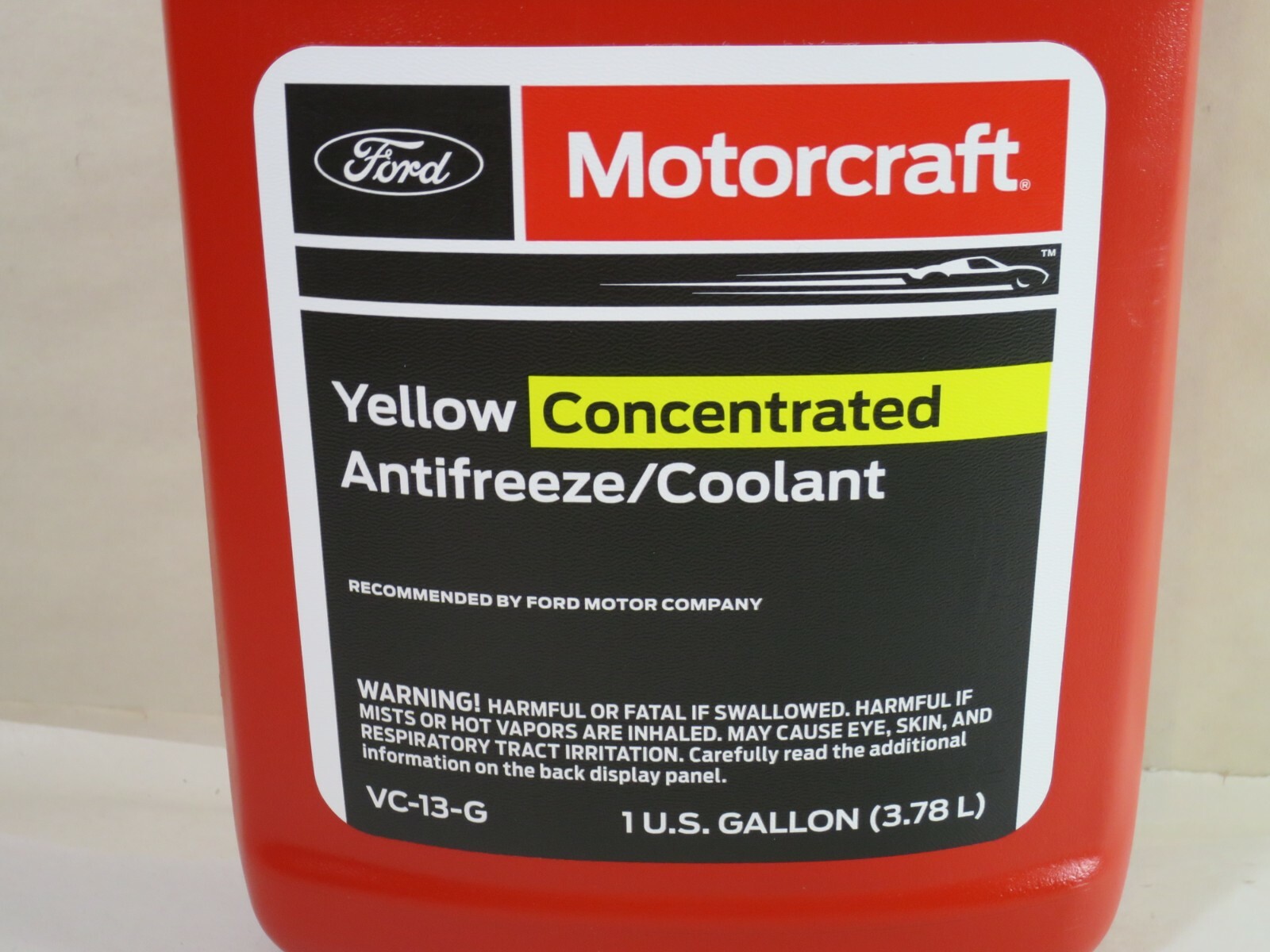 Engine Coolant / Antifreeze-Yellow Concentrated Antifreeze 1-Gal 6-Pack ...