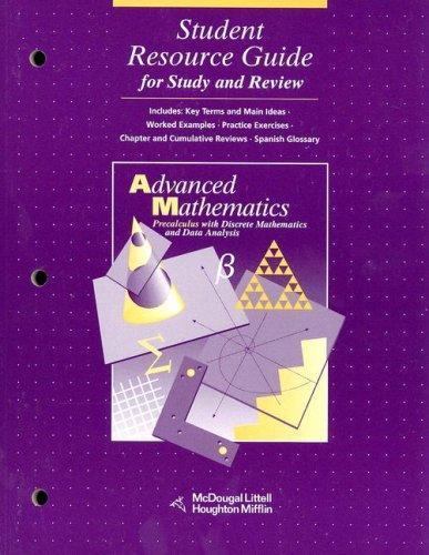 Student Resource Guide Advanced Mathematics for Study and Review ...