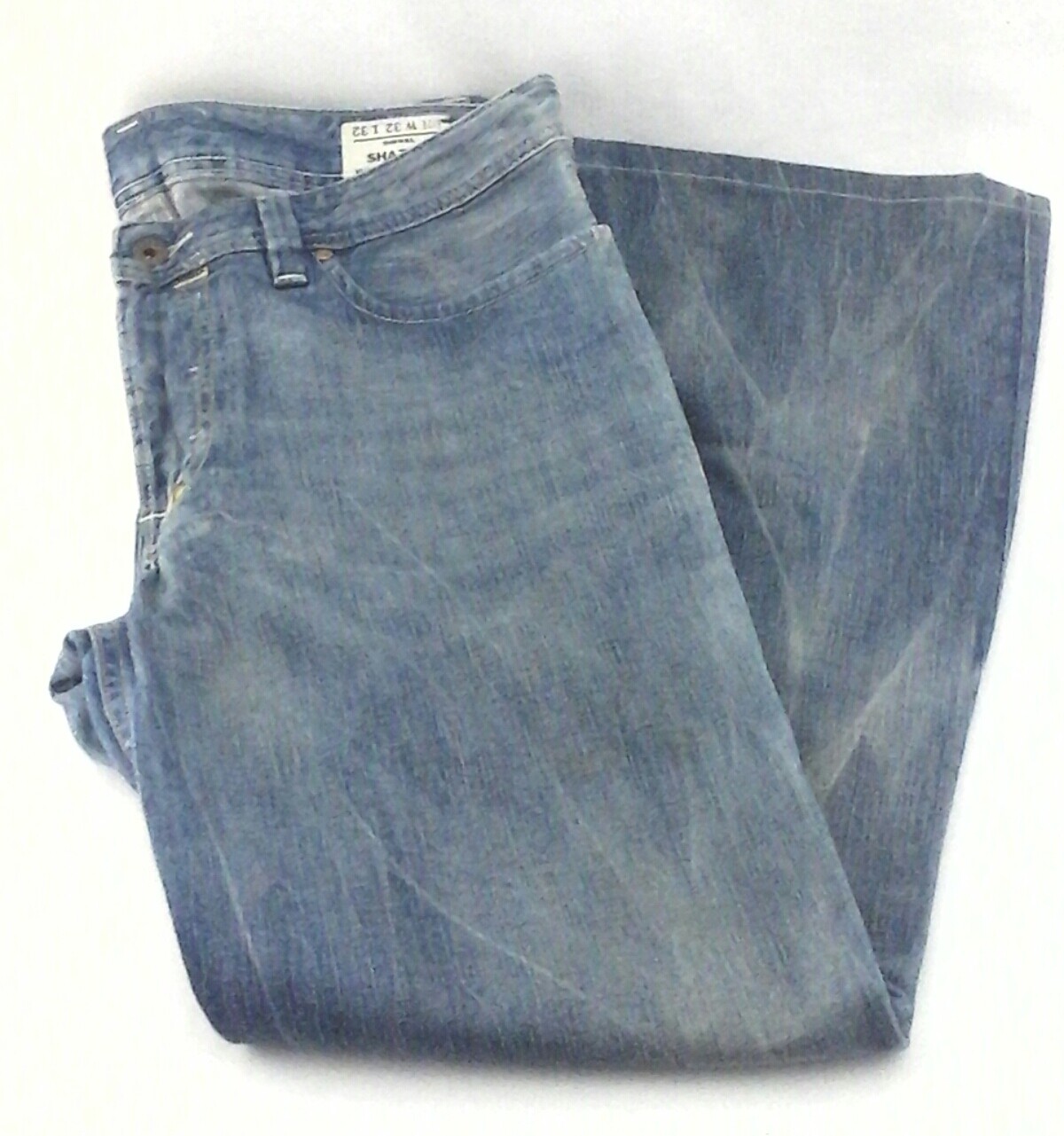 DIESEL Jeans Shazor 86G Bootcut Light Blue Italy Made Button Fly Mens ...