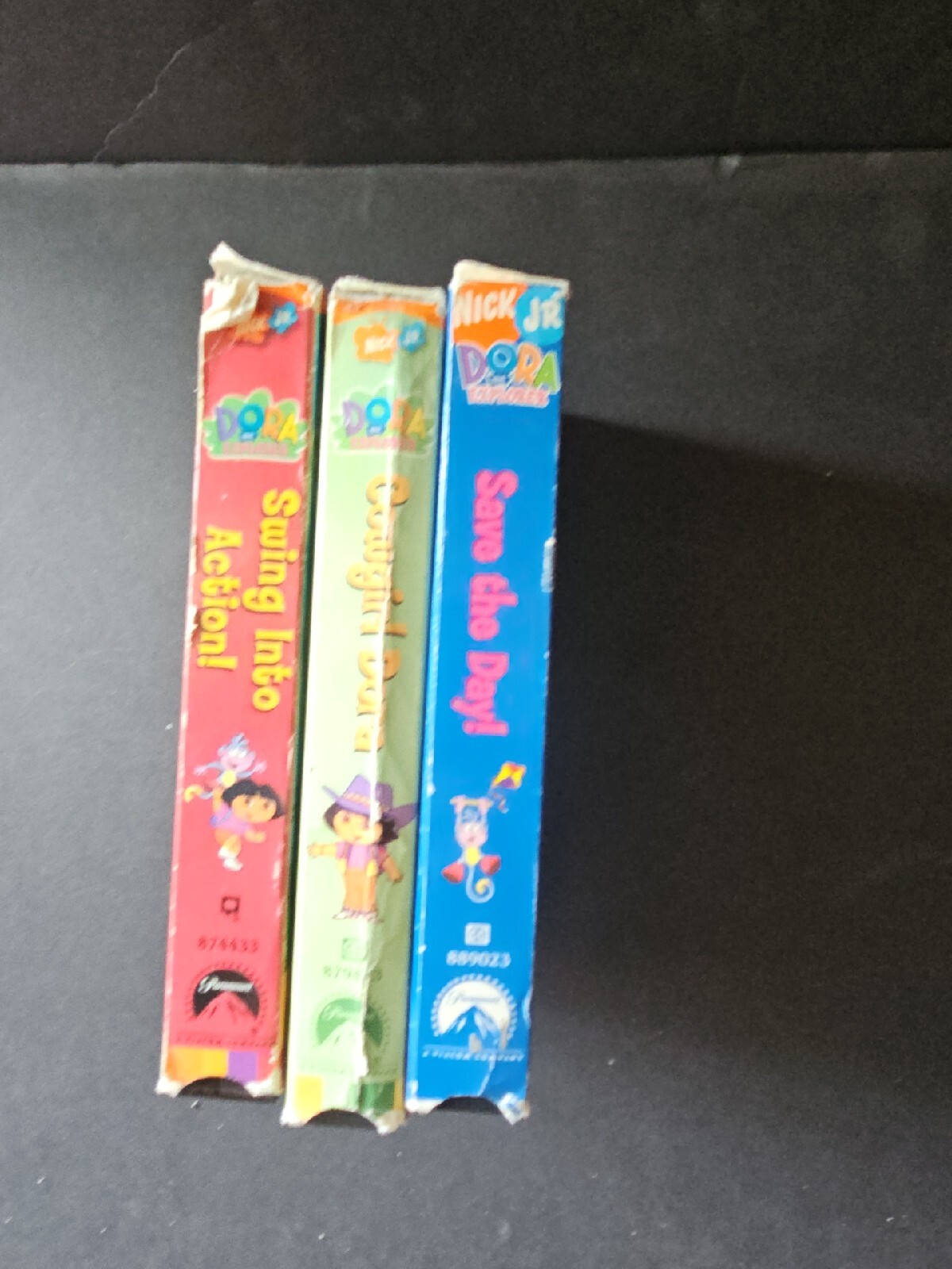 Dora The Explorer VHS Lot of 3: Cowgirl Dora, Save The Day, Swing Into ...