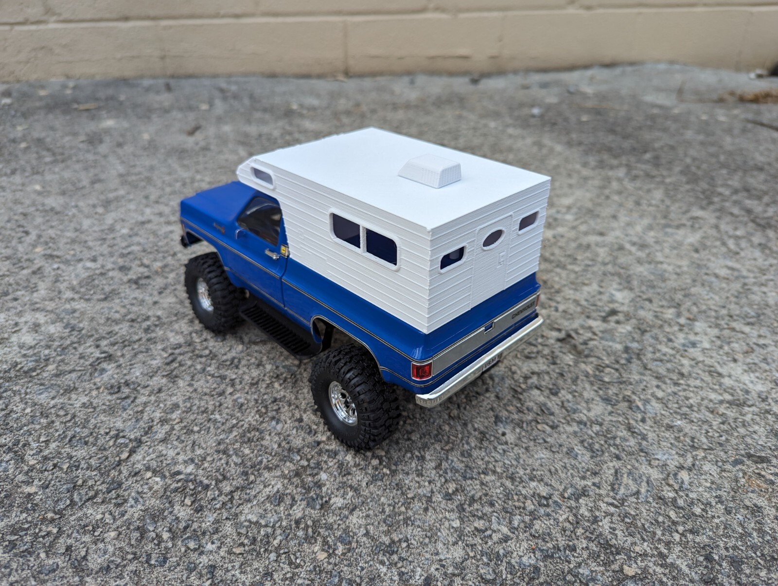 Scale Truck Camper Camping RV for Traxxas TRX4m Chevrolet K10 High ...