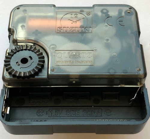 Suzuki quartz clock movement, exceptional top spec silent sweep ...