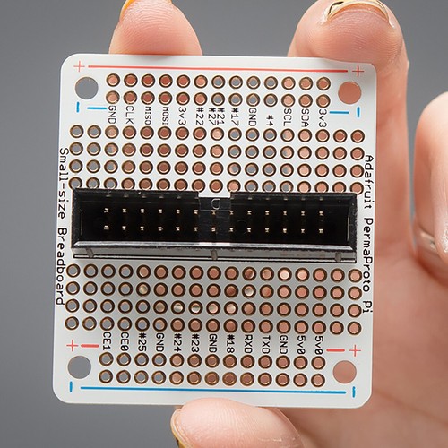 [3DMakerWorld] Adafruit Small-Size Perma-Proto Raspberry Pi Breadboard ...