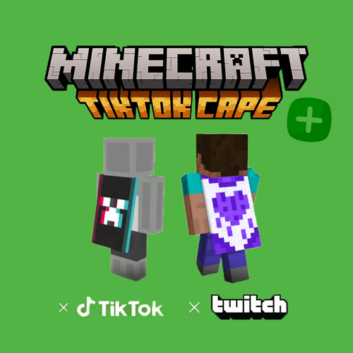 Minecraft TikTok +Twitch Cape Code Acc. (FAST DELIVERY! ) Java ...