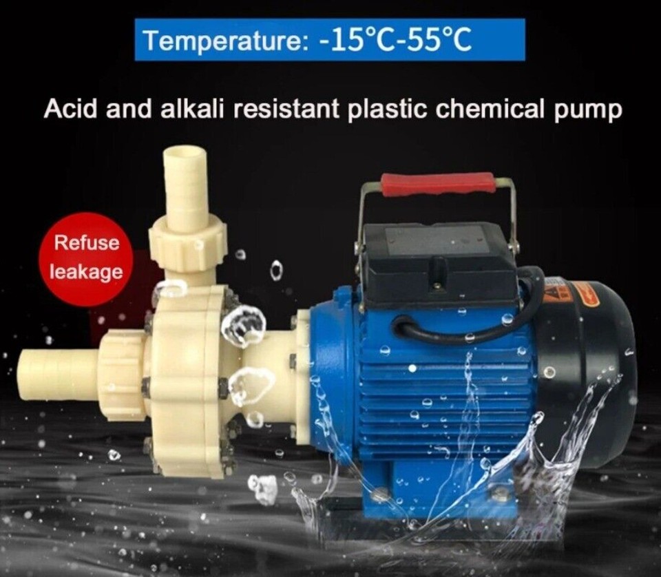 Plastic Chemical Pump Acid&alkali Resistant Corrosion Resisting ...