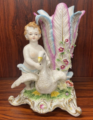 Richard Klemm Dresden German Porcelain Figural Group Figurine Tulip ...