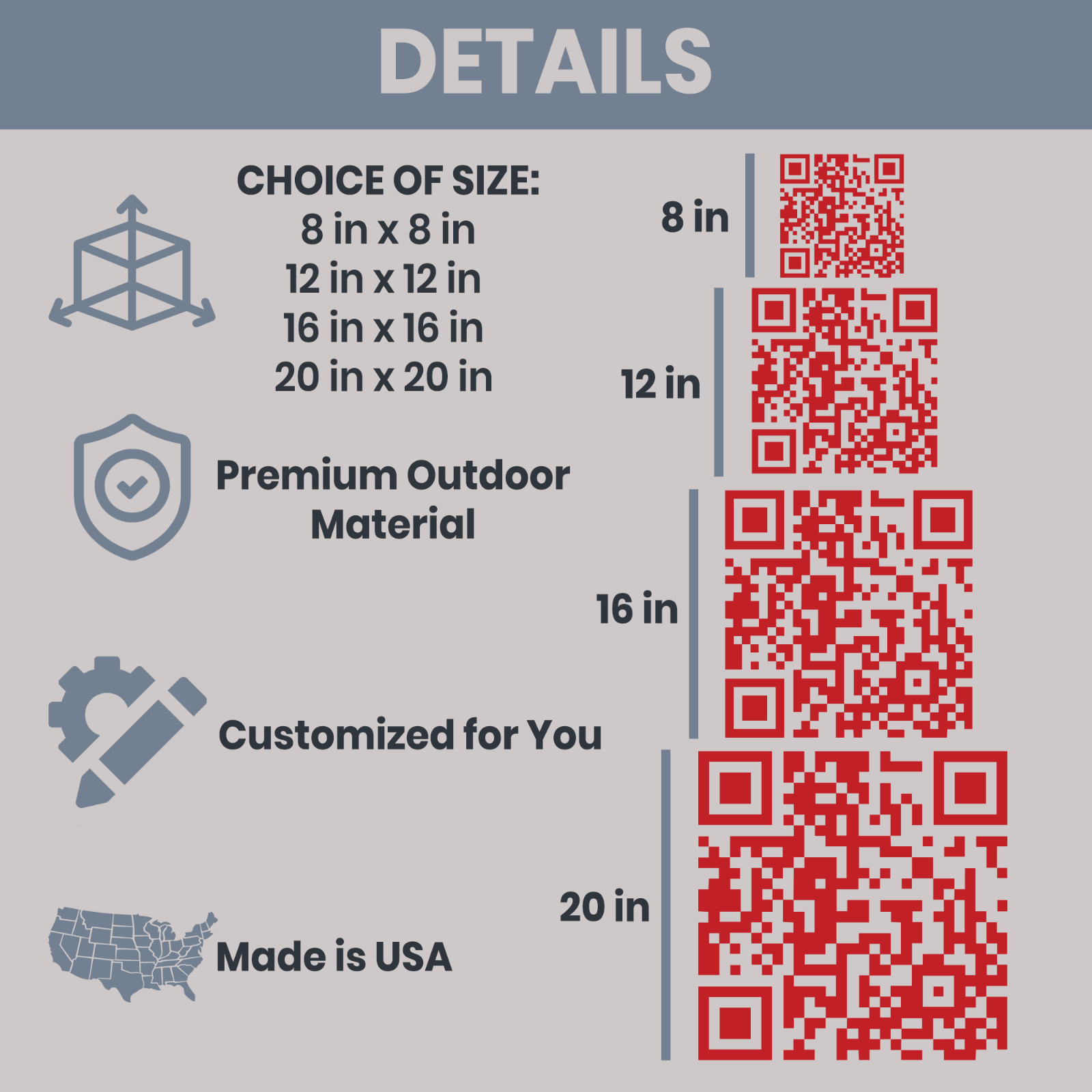 Custom QR Code Website URL Sticker for Business Car Glass Wall Vinyl ...