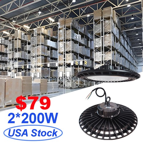 2/10Pcs 200W UFO Led High Bay Light Factory Warehouse Commercial Led ...