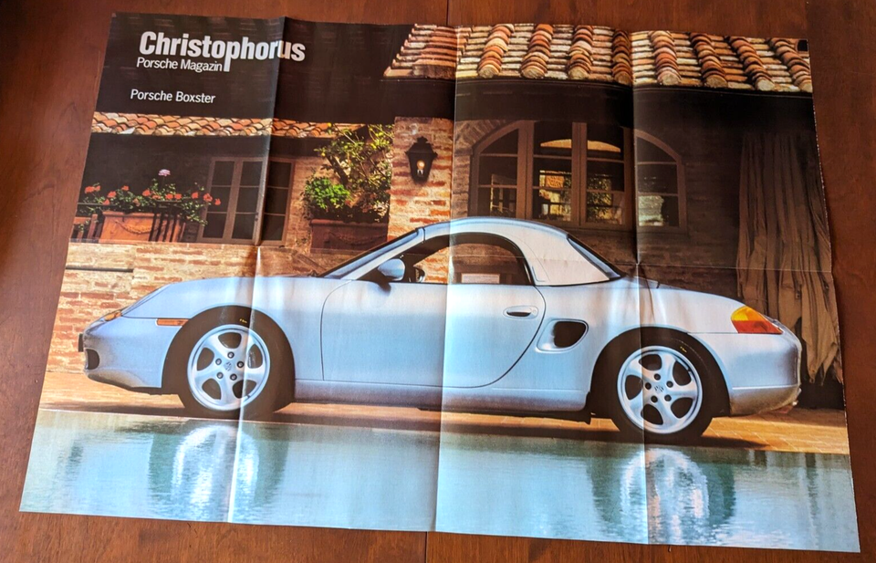 1996 Porsche Christophorus Historical 1:43 Scale Models Poster RARE ...