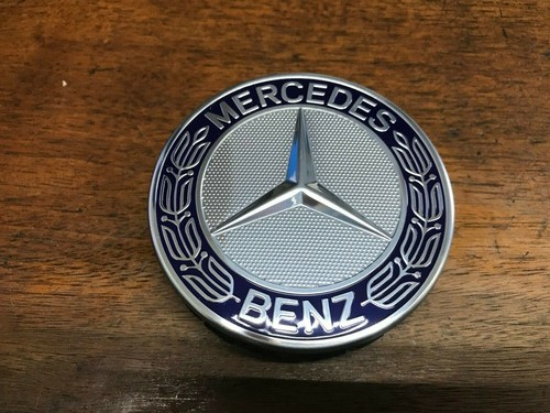 SET AMG Wheel Center Caps DARK Blue 75mm Rim Emblems Hubcaps Cover | eBay