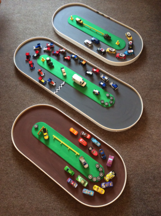 Toy Car Race Tracks - Stock Car Brisca Banger Oval Speedway Nascar F1 ...