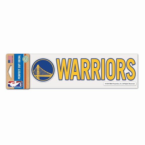 NBA Perfect Cut Decal 8x25cm Golden State Warriors | eBay
