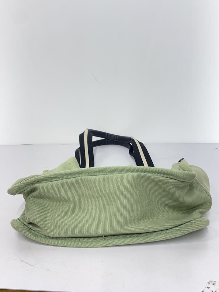 MARC JACOBS Tote Bag Canvas Lime Green Print H050M06FA21 Logo Patch One ...