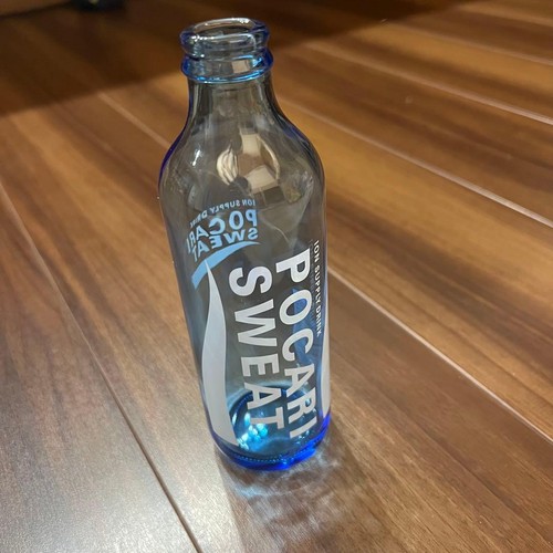 Pocari Sweat Returnable Bottle Used Collectible Blue Label Empty Glass ...