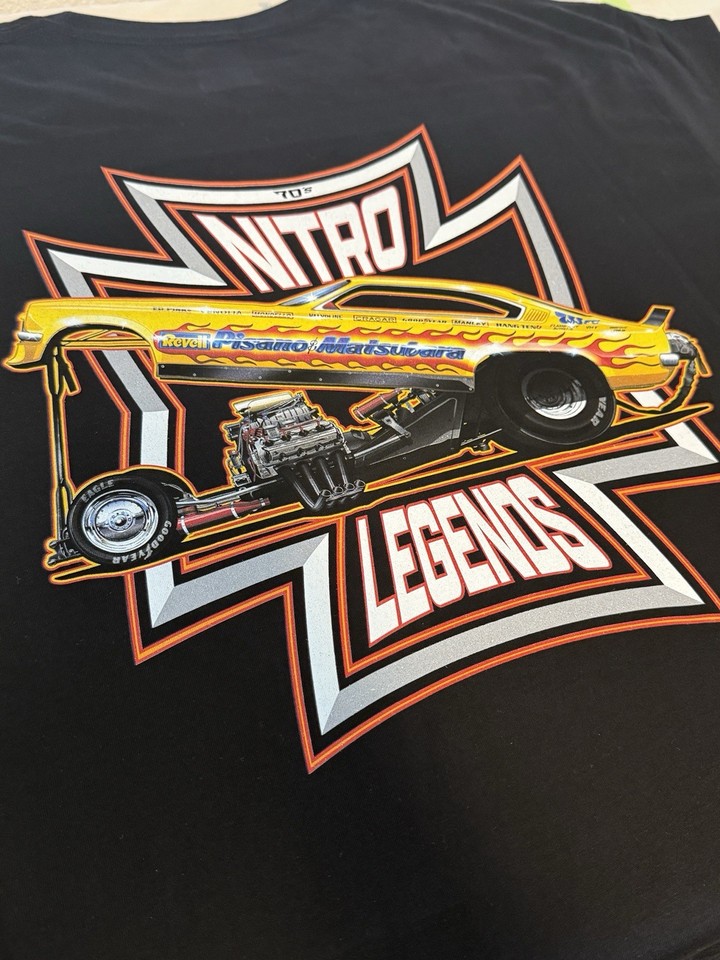 70's NITRO LEGENDS Black Magic (298-001) T-Shirt | eBay