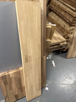 Solid Oak Kitchen Worktop Off Cut 60m 1095mm X 220mm J4-9 | eBay UK