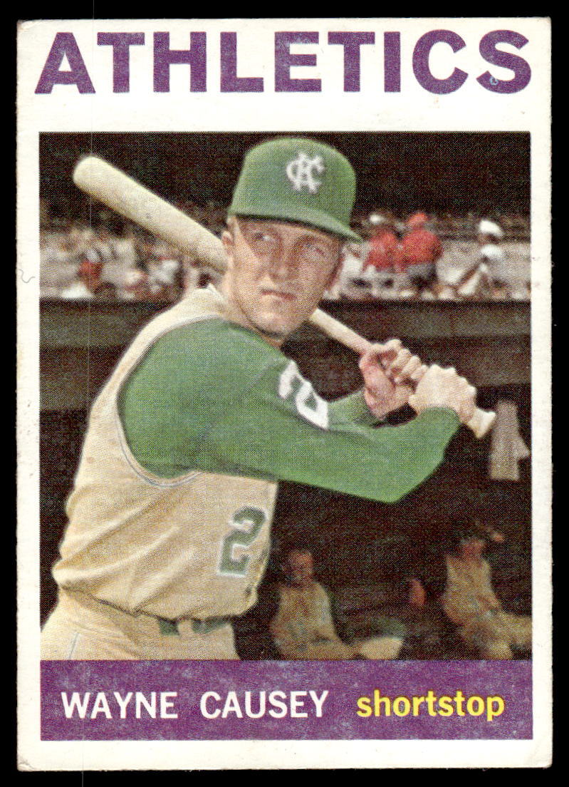 1964 Topps Wayne Causey #75 Kansas City Athletics Baseball Card | eBay