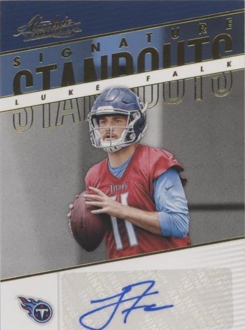 2018 Panini Absolute - Signature Standouts Luke Falk #SS-LF (AU, RC ...