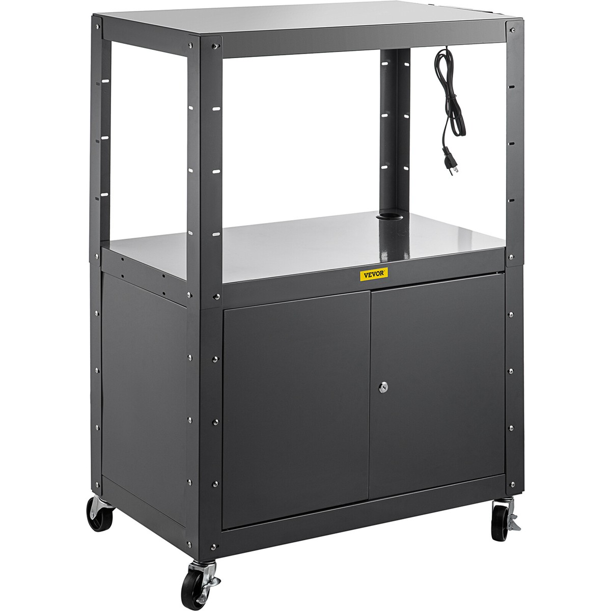 Av Cart With Locking Cabinet | Cabinets Matttroy