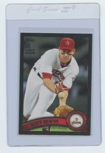 2011 Topps Update Series Black Border Parallel Matt Downs 56/60 #US93 | eBay
