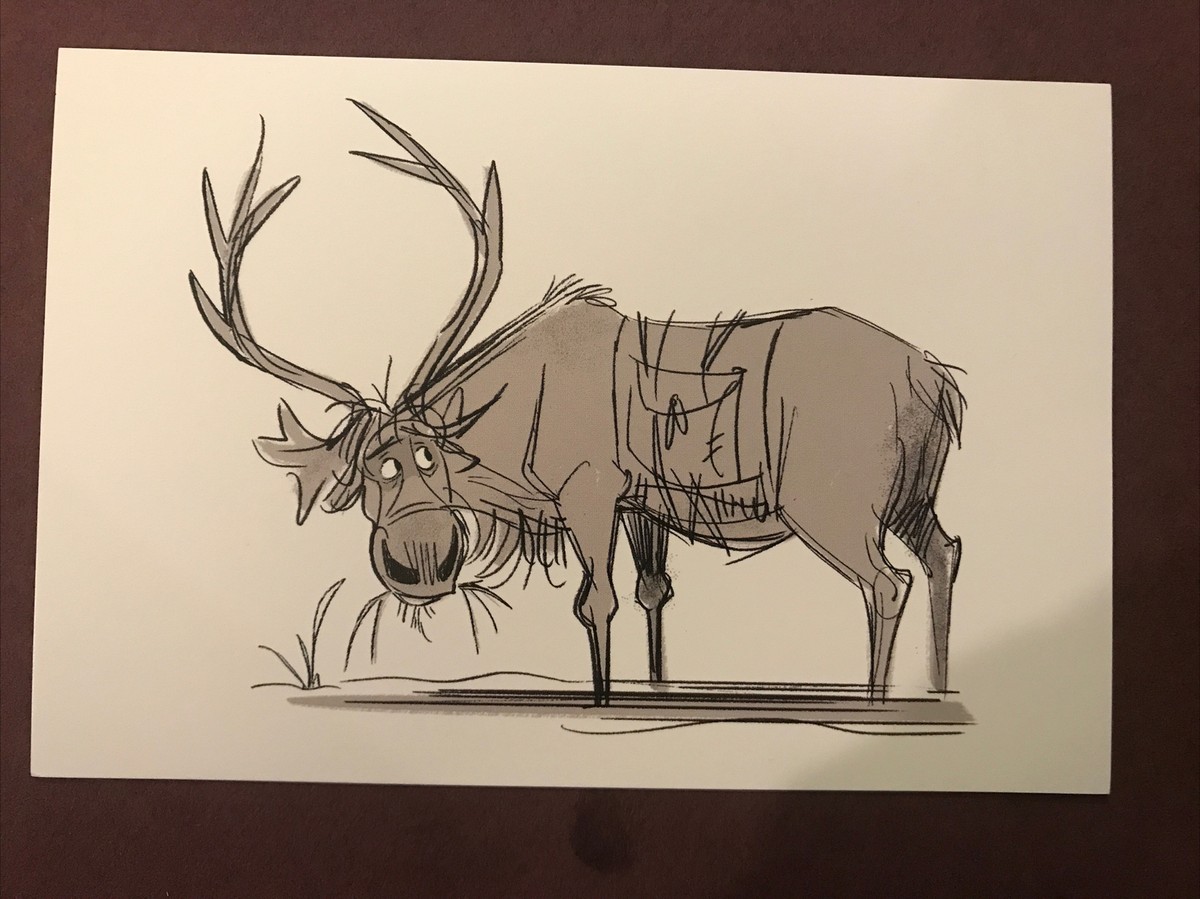 Disney Frozen Sven Drawing