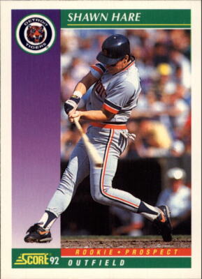 1992 Score #828 Shawn Hare RC - NM | eBay