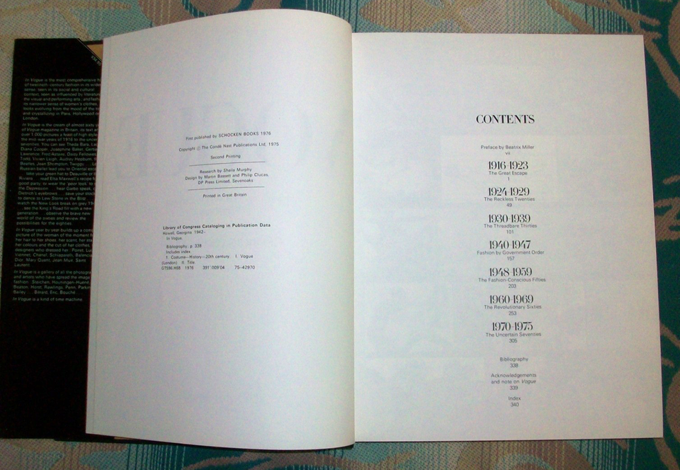 IN VOGUE 60 Years of Celebrities & Fashion from British Vogue Hardcover ...