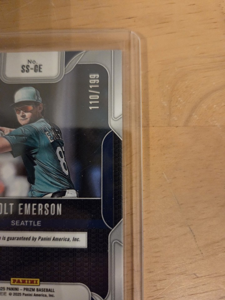 2025 Panini Prizm Colt Emerson Pulsar Prizm Auto /199 RC Hot Prospect ...