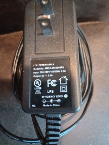 #R) Ooma Telo Power Cord/Adapter AMS3-0503000FU, 5V 3A_S NINE | eBay