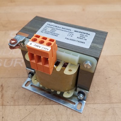 Trafobau 2016032101 Transformer, Pri: 208V, Sec: 230V, Single Phase ...