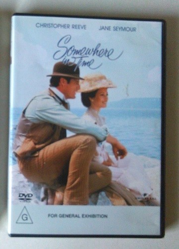 SOMEWHERE IN TIME dvd REGION 4 christopher reeve RARE jane seymour 1980 ...