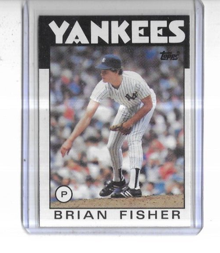 1986 Topps #584 Brian Fisher New York Yankees | eBay