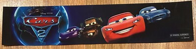 ⭐ Cars 2 (2011) - Disney / Pixar - Version 2 - Movie Theater Mylar ...