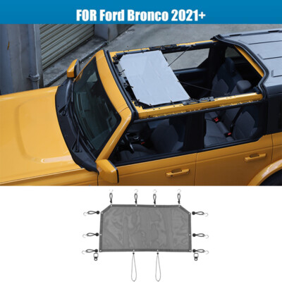 Soft Top Windshield Anti-UV Sunshade Net Mesh Bikini for Ford Bronco 2021+ Gray | eBay