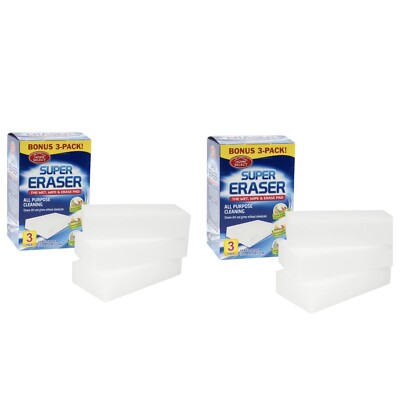 Lot of 2 Home Select 3 Pack Boxes Super Eraser All Purpose Cleaning ...
