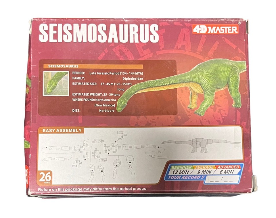 3D Puzzle Seismosaurus - 4D Master Model Kit Dinosaur | eBay