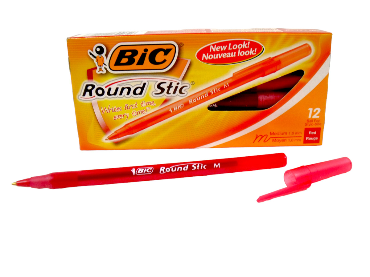 Bic Round Stic Red
